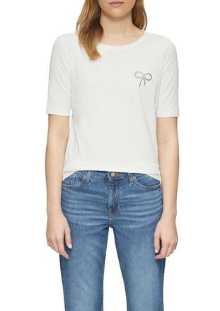 s.Oliver Jersey-T-Shirt im Slim Fit mit Frontprint