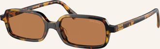 Miu Miu Sonnenbrille mu11zs braun