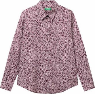 Benetton Camicia 5q6sdq0ay Chemise, Multicolore, X-Small Femmes