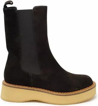 Paloma Barceló Stiefel - Brown Suede Klark Crosta Boots - Gr. 37 (EU) - in Schwarz - für Damen