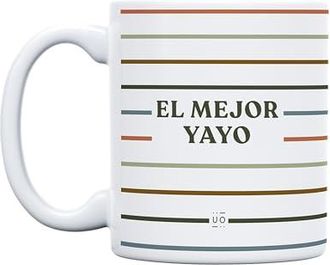 UO Tasse Geschenk mit Botschaft The Best Yayo Geschenk f&uuml;r Yayos Geschenk f&uuml;r Eltern 350ml Keramik