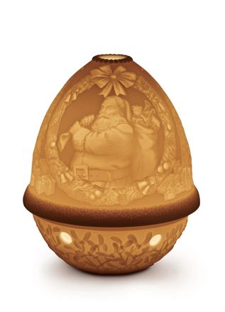 Lladro Sankt Nikolaus Lithophanie. Litophane. Porzellan