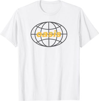 Oasis Amazon Exclusive All Around The World 1997 White T-Shirt