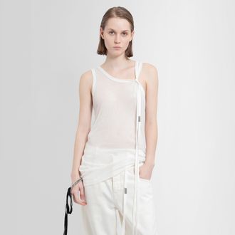Ann Demeulemeester Seva Light Cotton Tank Top