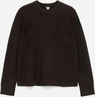 Arket Pullover Aus Baumwollmischung -Braun