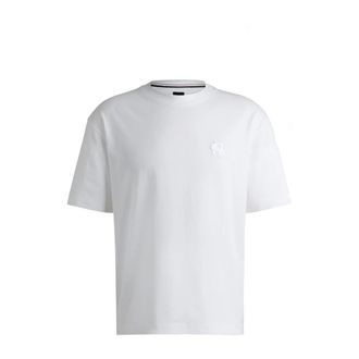 HUGO BOSS Homme, Tops, Blanc, Taille: S T-shirt Tames 26 en blanc