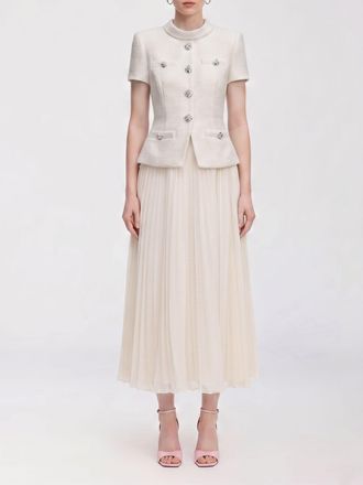 Self Portrait Kleid Damen Farbe Cream