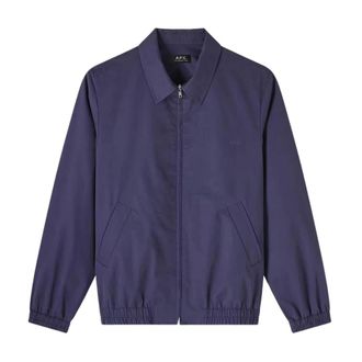 A.P.C. Stilvolle Gilbert Blouson Jacke - - Jackets - Herren - Blau - XL