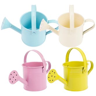 UPKOCH 4 St&uuml;ck Gie&szlig;kannen aus Eisen Bunte Metall Gie&szlig;kanne mit Langem Ausguss Robust f&uuml;r Garten Zimmerpflanzen und Pflanzbew&auml;sserung