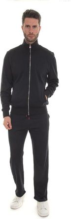 Kiton Homme, Sport, Bleu, Taille: XL Surv&ecirc;tement de sport avec fermeture &eacute;clair Pantalon doux