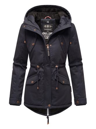 Marikoo Damen Winterjacke Manolya mit Teddyfellfutter & Baumwoll-Obermaterial