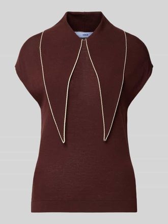 Mango Blusenshirt aus Viskose-Mix mit V-Ausschnitt Modell BERT