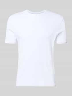 Review T-Shirt in Feinripp mit Rundhalsausschnitt