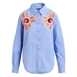 Essentiel Damen, Blusen & Hemden, Blau, MGr&ouml;&szlig;e