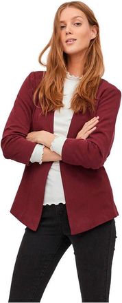 Vila Damen Viher New 3/4 Blazer/Su-noos Blazer, Winetasting,XL