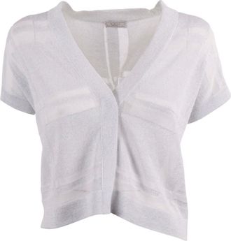 PESERICO Femme, Pulls, Blanc, Taille: 42 FR Maglia