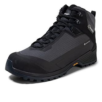 Berghaus Chaussures de marche Deception Trail Active GORE-TEX pour Homme, Noir/Gris foncé, 44-45