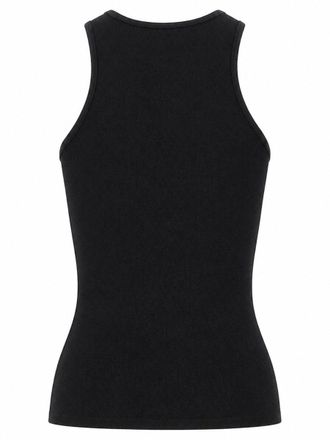 Vivienne Westwood Logo-Embroidered Cotton-Elastane T-Shirt - Black