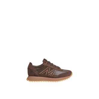 Moncler Moncler Pacey2 Suede & Nubuck Trainers, Men, Brown, Size: 40,5