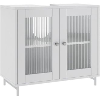 Vicco Waschbeckenunterschrank Malte, Weiß, 60 x 58 cm Vicco