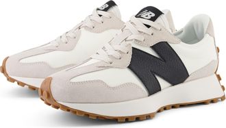 New Balance Sneaker NEW BALANCE 327, Damen, Gr. 36,5, wei&szlig; (moonbeam), Leder, Synthetik, Schuhe Sneaker, mit Gummilaufsohle, f&uuml;r Erwachsene, Topseller
