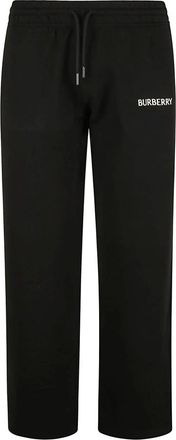Burberry Femme, Pantalons, Noir, Taille: 42 FR Pantalon de surv&ecirc;tement &agrave; jambes droites