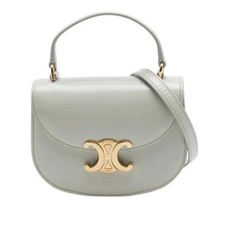 Celine Sac Clea Pre-owned - Femme - Pre-owned - Gris - Taille: ONE Size