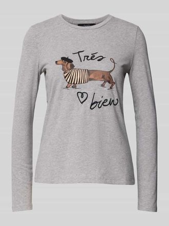 Max Mara Regular Fit Langarmshirt aus Baumwoll-Mix Modell RENOIR