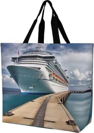 Generic Navire De Croisi&egrave;re Sac A Main Femme Pliable Tote Bag Imperm&eacute;able Sac A Main Femmes Pour Travail Quotidienne Plage
