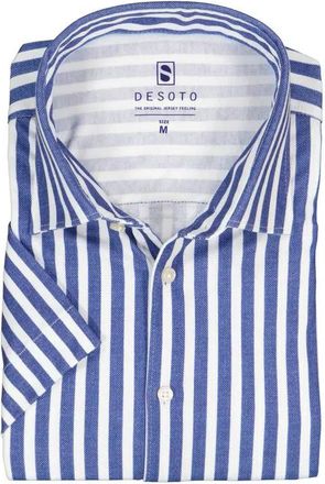 DeSoto Herren Hemden blau gestreift