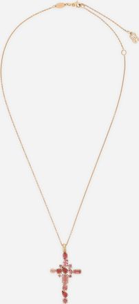 Dolce & Gabbana Anhänger Anna Aus Rotgold 18 Kt Mit Rosa Turmalinen - Frau Ketten Rot Gold Onesize