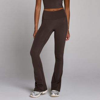 MyProtein Legging &eacute;vas&eacute; taille haute MP Tempo femme - Cacao - XS
