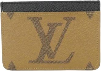 Louis Vuitton unisex, Pre-owned, Brun, Taille: ONE Size Portefeuille en toile Pre-owned
