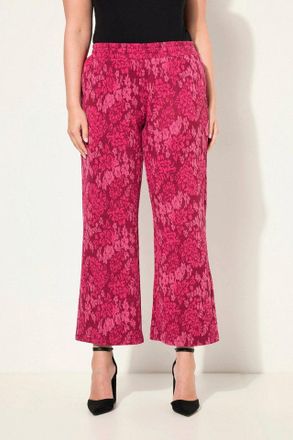 Miamoda Schlupfhose Hose Blumenmuster Elastikbund