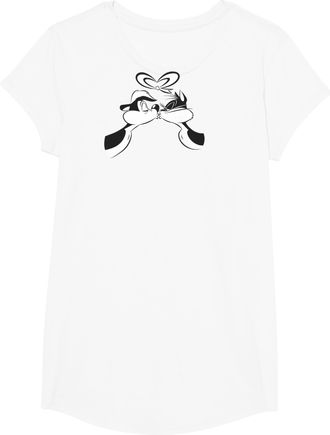 Looney Tunes Pepe Le Pew Valentinstagskuss T-Shirt