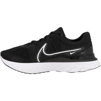 Nike Nike Herren React Infinity Run Flyknit 3 Sneaker, Black White, 44.5 EU