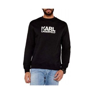 Karl Lagerfeld Crewneck Sweatshirt - - Sweatshirts & Hoodies - Herren - Schwarzk - M