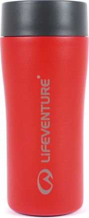 Lifeventure One-Touch-Thermobecher, 360&deg;-Push-Klick-Deckel, 350 ml, Rot
