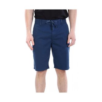 HUGO BOSS Shorts Chino Effil&eacute;s - Homme - Shorts - Bleu - Taille: W36