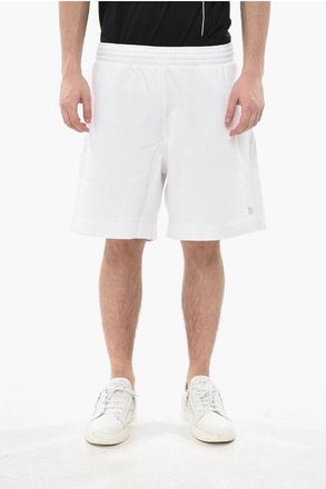 Givenchy Cotton Shorts With Lurex Logo size 3xl