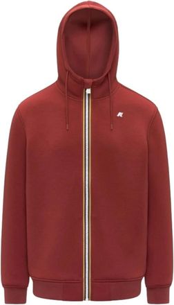 K-Way Rainer Spacer Fleece - Homme - Sweatshirts et sweats &agrave; capuche - Rouge - Taille: 2XL