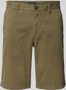 Marc O'Polo Regular Fit Bermudas aus Twill-Baumwoll-Mix Modell RESO JOGGER