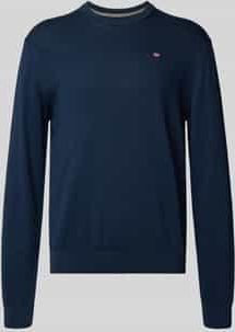 Napapijri Regular Fit Longsleeve mit Logo-Stitching Modell Droz