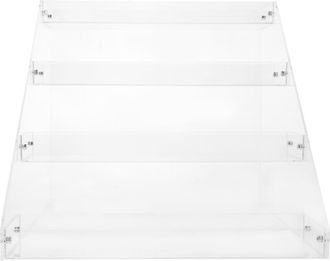 NUOBESTY Acryl Getr&auml;nke Display Regal Transparenter Mehrschichtiger Getr&auml;nkest&auml;nder f&uuml;r Supermarkt Stabiler Platzsparender Aufsteller f&uuml;r Saft Milchtee Mineral