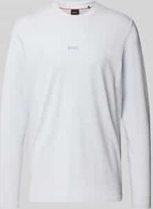 Boss Orange by Hugo Boss Regular Fit Langarmshirt aus Baumwoll-Mix Modell TCHARK