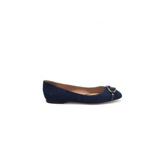 Valentino Garavani Wildleder Ballerina - - Shoes - Damen - Blau - 36 EU