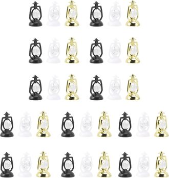 BESPORTBLE Cabilock 36st&uuml;cke Minihaus-lampendeko Kleiner Tischlampe Weihnachtslampendeko und Tischdeko f&uuml;r DIY-minihaus-Accessoires Kompaktes und Dekoratives Ges