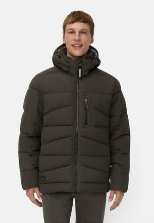 Camel Active Winterjacke Winterjacke mit abnehmbarer Kapuze Langarm