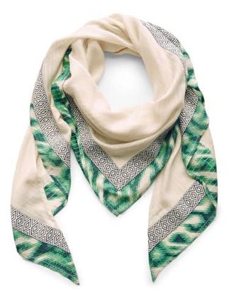 Street One A572772 Foulard Triangulaire avec Structure, Coton Beige, A Femmes