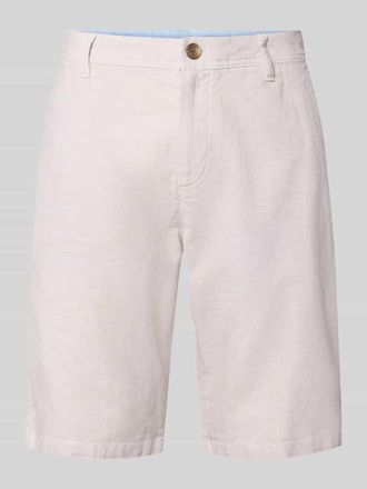 Tom Tailor Regular Fit Leinenshorts aus Leinen-Baumwoll-Mix
